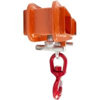 China Orange Fork Truck Swivel Hook Attachment 1 Tonne 1000KGS Capacity for sale