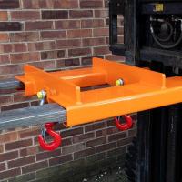 China 1T To 4T Fork Truck Swivel Hook Attachment Bright Orange Painted for sale