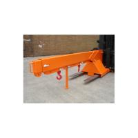 China 5000KGS 5 Tonne Fork Mounted Jib Forklift Attachment Powder Coating Surface for sale