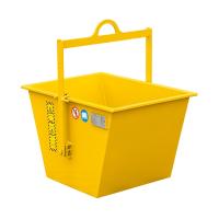 China 150Ltr Hoist Tipping Bucket 390KG Concrete Hoist Buckets for sale