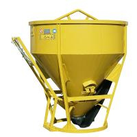 China 1000L 1m3 Concrete Skip 2m3 Concrete Column Skip With Rubber Hose for sale