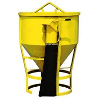 China 1000L 1m3 Concrete Skip 2m3 Concrete Column Skip With Rubber Hose for sale