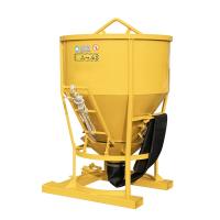 China 1000L 1m3 Concrete Skip 2m3 Concrete Column Skip With Rubber Hose for sale