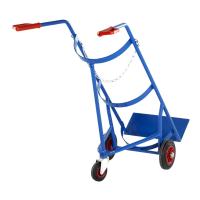 China 100 Lb Propane Tank Dolly Gas Cylinder Cart 3 Wheel Lightweight Oxygen Trolley for sale