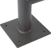 China 90 Degree Slip Fit Light Mount Light Pole Bracket Tenon Adapter for sale
