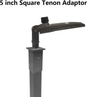 China 5 Inch Square Pole Tenon Adapter Light Pole Bracket Metal Fab Products for sale