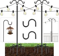 China OEM Outdoor String Light Pole Bracket Powder Coating Finish for sale