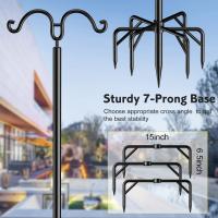 China OEM Outdoor String Light Pole Bracket Powder Coating Finish for sale