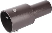 China 3 Inch Round Pole Tenon Adapter Carbon Steel Tenon Mount Adapter for sale