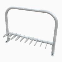 China Sheffield Single Sided Scooter Parking Rack Hardware Fabrication E Scooter Rack for sale