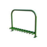 China Sheffield Single Sided Scooter Parking Rack Hardware Fabrication E Scooter Rack for sale