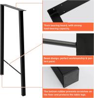 China 22 Inch Coffee Modern Metal Table Legs Contemporary Metal Dining Table Bases for sale