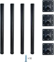 China 220LBS Modern Metal Table Legs 28 Inch Adjustable Table Legs Set Of 4 for sale