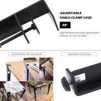 China 4PCS 28 Inch Steel Table Legs DIY Modern Furniture Legs Metal for sale