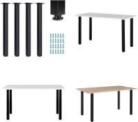 China Black Metal Table Legs 28 Inch Table Legs Set Of 4 Square for sale