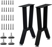 China 16in Mid Century Modern Metal Table Legs 1000LBS Load Weight for sale