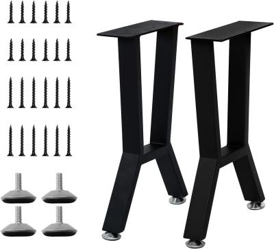 China 16in Mid Century Modern Metal Table Legs 1000LBS Load Weight for sale