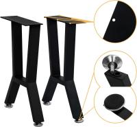 China 16in Mid Century Modern Metal Table Legs 1000LBS Load Weight for sale
