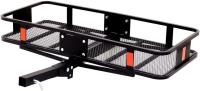 China OEM Folding Hitch Cargo Carrier Metal Fabrication Parts Aluminum Hitch Basket for sale