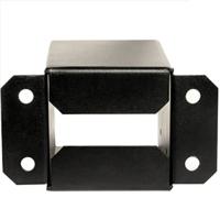 China 2mm 3mm 4x4 Post 3 Way Bracket Metal Fabrication Products Outdoor Decorative for sale
