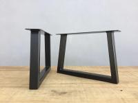 China METAL COFFEE TABLE LEGS ,16” TRAPEZOID-IN TABLE LEGS,BASE WIDTH 20