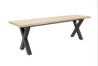 China X SHAPED STEEL BENCH LEGS WITH TOP SUPPORT BAR for sale