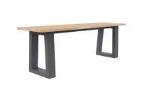 China TRAPEZIUM SHAPED BENCH LEGS WITH TOP SUPPORT BAR for sale