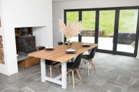 China FORGE BARN DINING TABLE FRAME for sale
