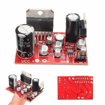 China 38W Output Power Amplifier Board with DC 12V Power Supply and TDA7379 + AD828 Chipset Audio Module for sale