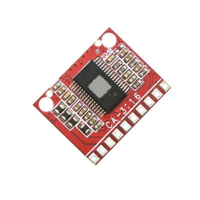 China TPA3116 Amplifier Module 50W Dual Channel Digital Power Amplifier Board with DC 8V~24V and No POP Noise for sale