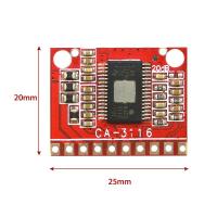China TPA3116 Amplifier Module 50W Dual Channel Digital Power Amplifier Board with DC 8V~24V and No POP Noise for sale