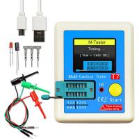 China Multifunction TFT Tester Tool Diode Capacitor Multimeter 25pF-100mF Range for sale