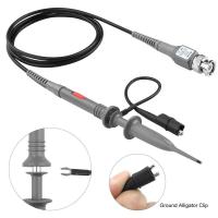 China P6100 BNC Tester Tool Oscilloscope Probe Kit 100MHz 1X 10X Clip 2-Piece Set for sale