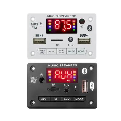 China 6V-12V MP3 Decoding Board Bluetooth Audio Module Wireless Car USB Receiver System for sale
