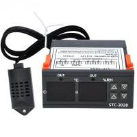 China STC-3028 AC 220V DC 12V-24V Digital Humidity Controller Dual Power Monitoring Device for sale