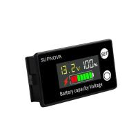 China Lead Acid Digital Ammeter Voltmeter Motorcycle Volt Gauge 12V-84V for sale