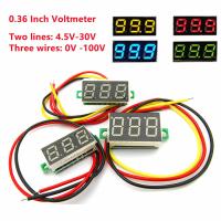 China 0.36 Inch Digital Ammeter Voltmeter 2 Wires 3 Wires 4 Digits LED for sale