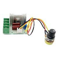 China AC 220V 2000w Motor Speed Controller Dimmers Governor Module Potentiometer for sale