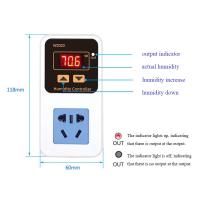 China W2023 Wall-Mounted Intelligent Electronic Humidity Control Switch 110V-220V Digital Regulator for sale