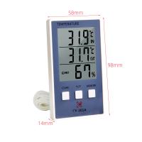 China 1.8F Accuracy Temperature Humidity Meter C/F LCD Display Sensor Probe Weather Station for sale