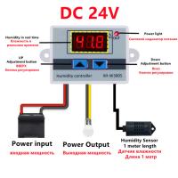 China XH-W3005 DC 12V-220V 10A Digital Humidity Controller 0-99 RH Range Monitoring System for sale