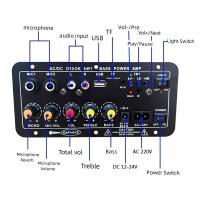 China D10 Digital Power Amplifier Board with 30-120W Output Power Bluetooth 5.0 and Dual Microphone Input for Subwoofer and Karaoke for sale