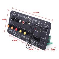 China D10 Digital Power Amplifier Board with 30-120W Output Power Bluetooth 5.0 and Dual Microphone Input for Subwoofer and Karaoke for sale