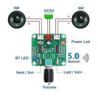 China CA-8403B Bluetooth 5.0 Stereo Mini Digital Amplifier Board with 2*3W Output and PAM8403 Chip for sale