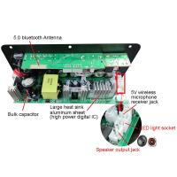 China D100W Bluetooth 5.0 Power Amplifier Board with 100W Power and FM Radio Support for 8-12 Inch Speakers for sale