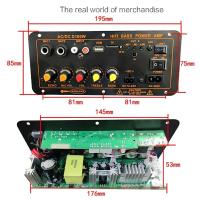 China D100W Bluetooth 5.0 Power Amplifier Board with 100W Power and FM Radio Support for 8-12 Inch Speakers for sale