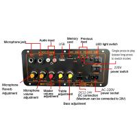 China D100W Bluetooth 5.0 Power Amplifier Board with 100W Power and FM Radio Support for 8-12 Inch Speakers for sale