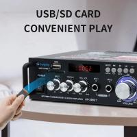 China 120W LDZS AV-298BT Stereo Audio Amplifier with Wireless BT 2.0 and HIFI Sound Quality for sale