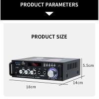 China 120W LDZS AV-298BT Stereo Audio Amplifier with Wireless BT 2.0 and HIFI Sound Quality for sale