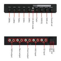 China 24V 5 Segment Car Audio Equalizer with Remote Control and Aux Input for Precise Tuning for sale
